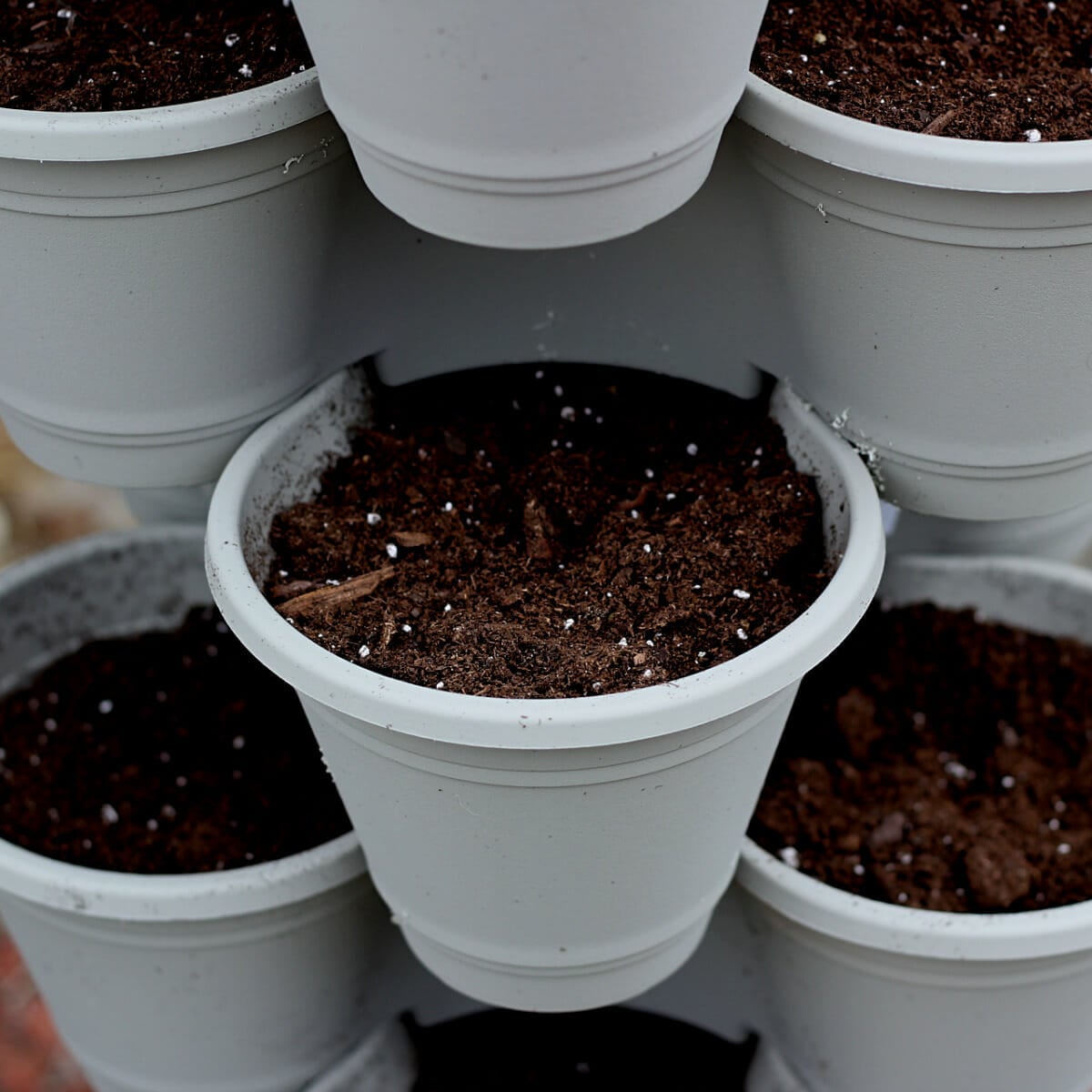 Vertical gardening: How to make a DIY garden tower - Dani's Midlife ...