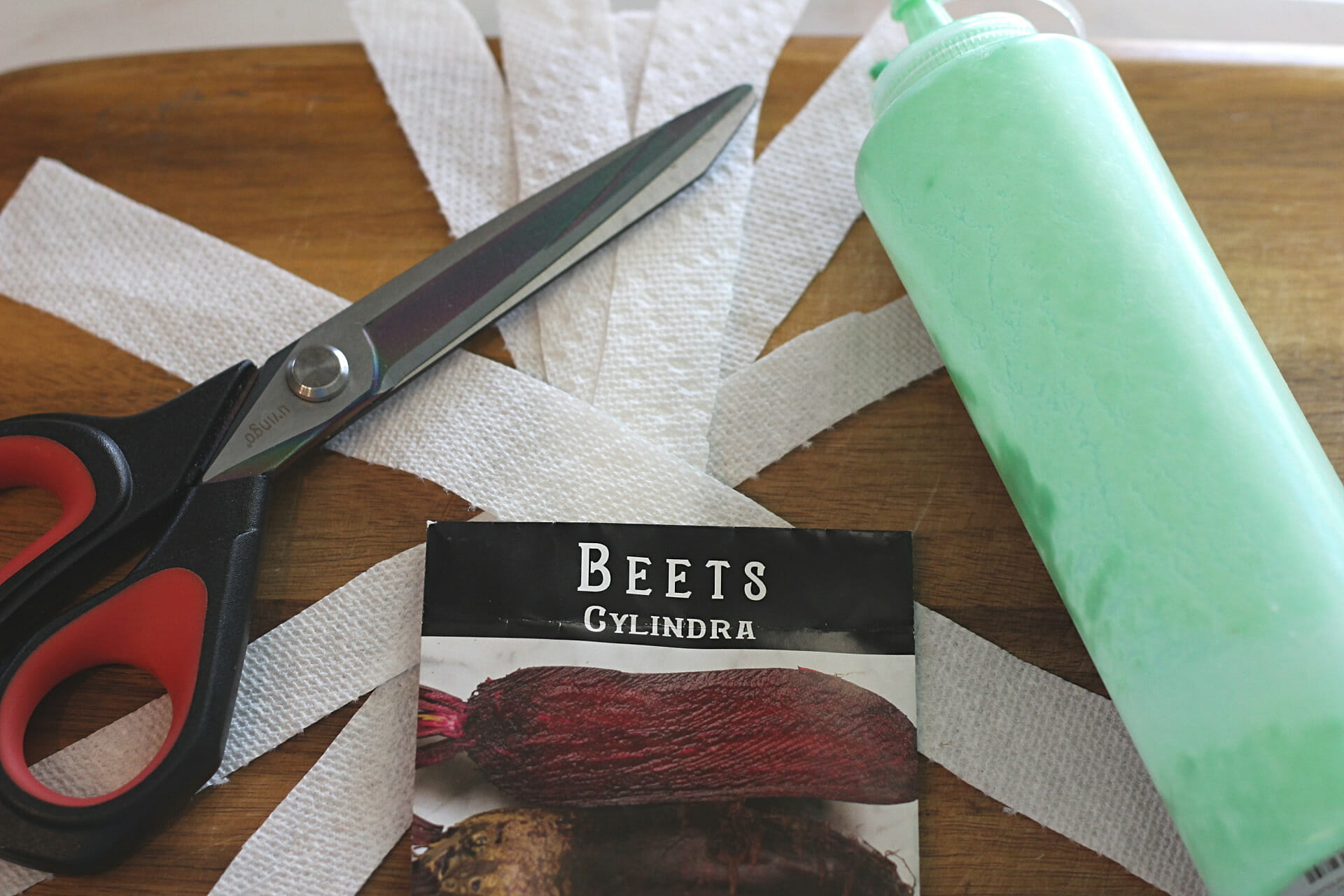 How to make homemade seed tapes - Dani's Midlife Homestead