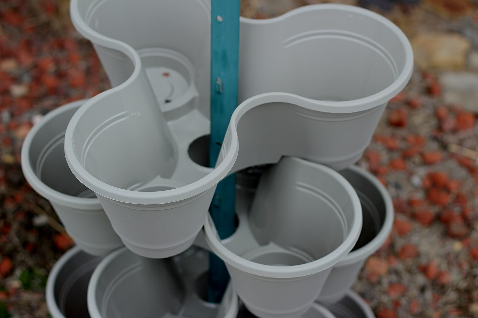 Vertical gardening: How to make a DIY garden tower - Dani's Midlife ...