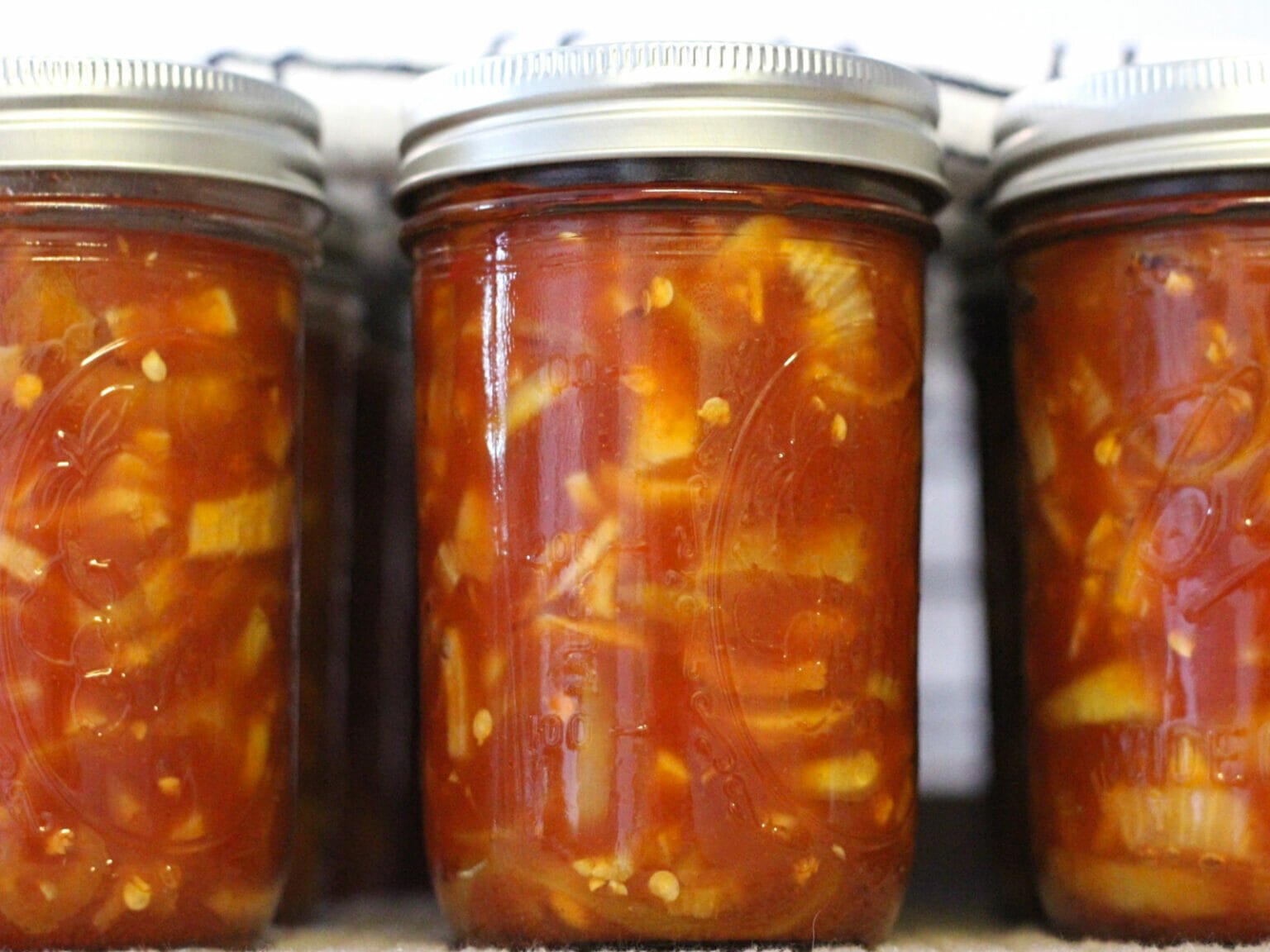 Sizzling delight: Hot pepper rings in red sauce - A fiery flavor ...