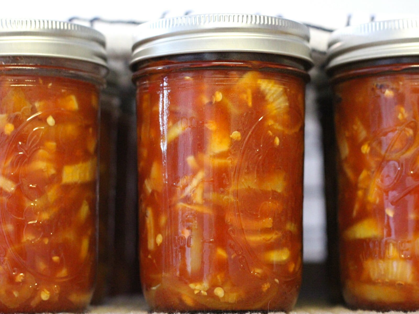 Sizzling delight: Hot pepper rings in red sauce - A fiery flavor ...