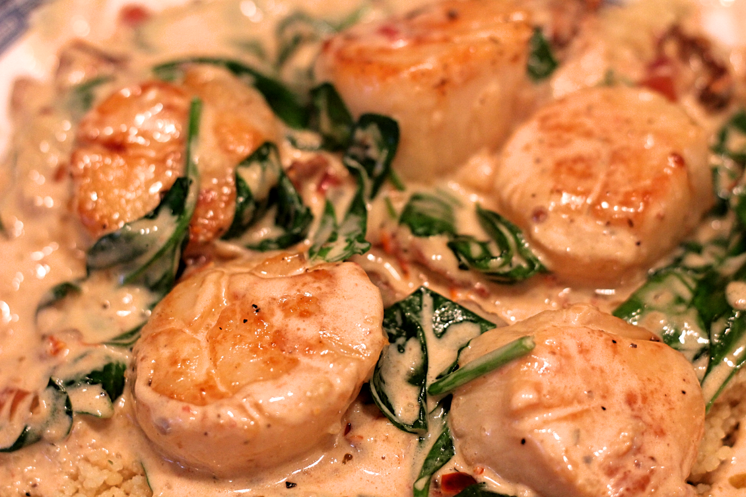 Decadence on a Plate: Creamy Tuscan Scallops - Dani's Midlife Homestead