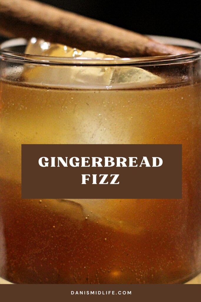 Gingerbread Fizz Cocktail - Dani's Midlife Homestead