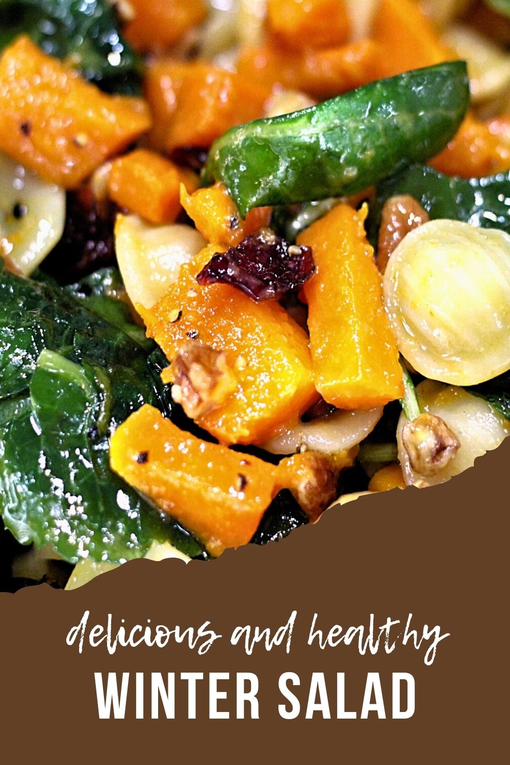 Winter Pasta Salad with Maple Dijon Vinaigrette - Dani's Midlife Homestead